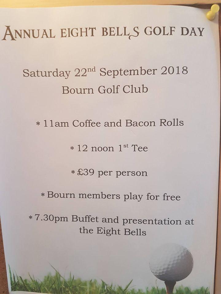 Menu at The Eight Bells pub & bar, Abbotsley, High St