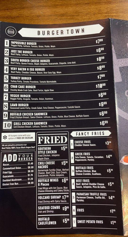Menu at Artesano Coffee Shop and Gelato cafeteria, Missouri City