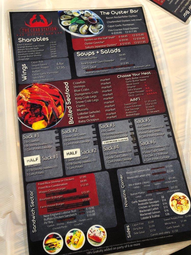 Menu at SEAHOLIC Houston Seafood & Oyster Bar, Houston