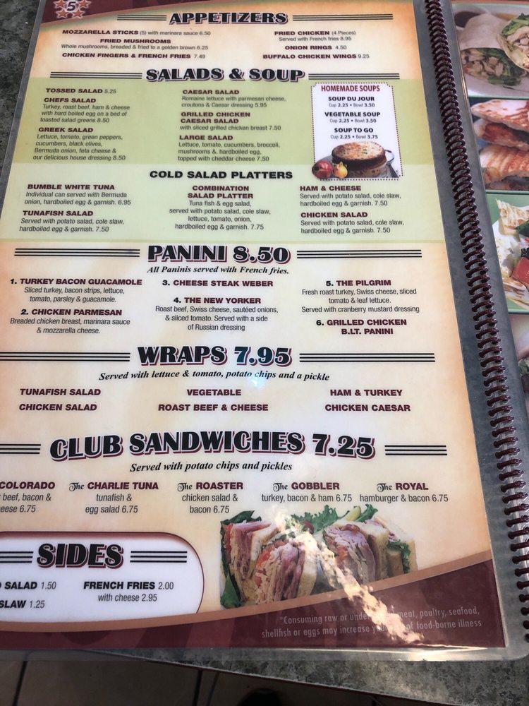 Menu at Five Star Diner Family Restaurant, Hatfield