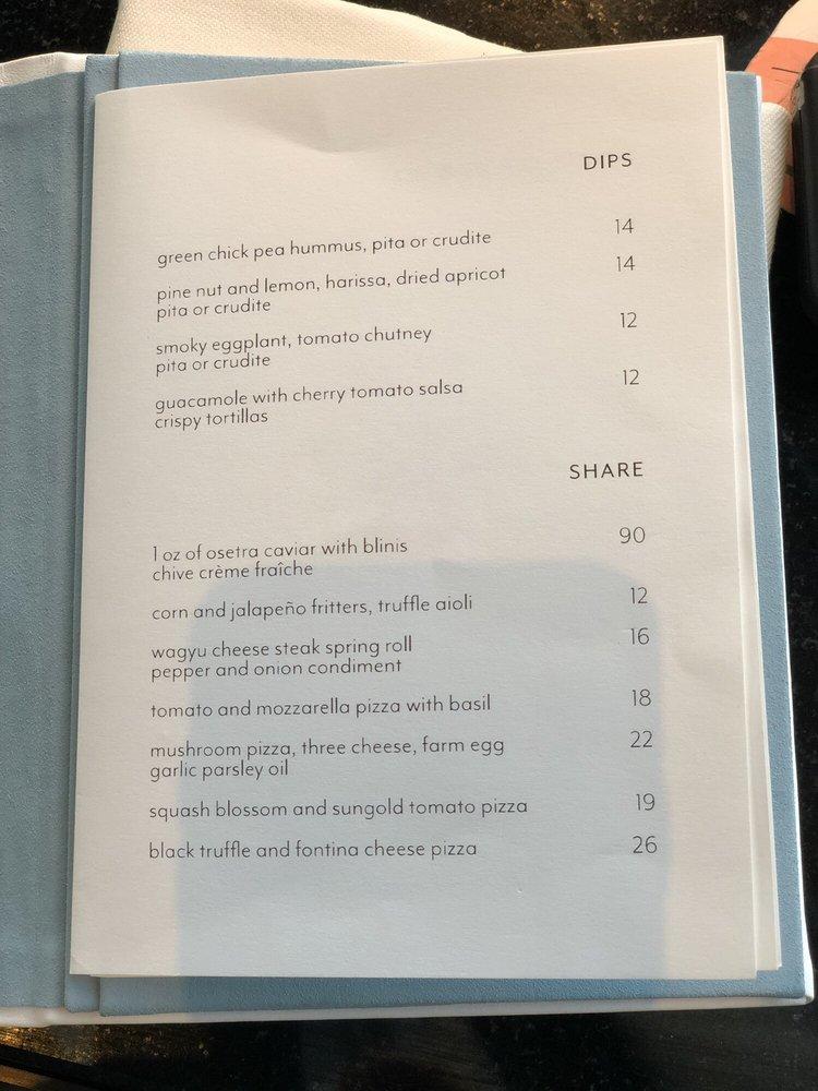 Menu at JG Skyhigh pub & bar, Philadelphia