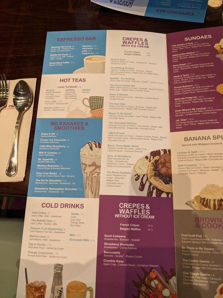 Menu at White Rabbit Dessert Experience desserts, Rochester
