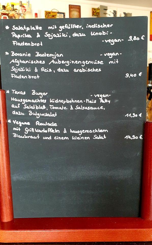 Menu at Patchwork restaurant, Kulmbach
