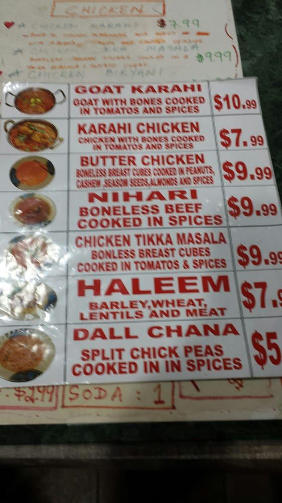 Menu at Khan BBQ & Grill, Houston, W Little York Rd