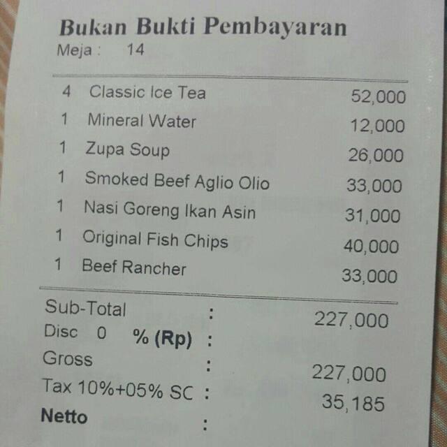 Menu at Giggle Box Cafe & Resto, Tangerang