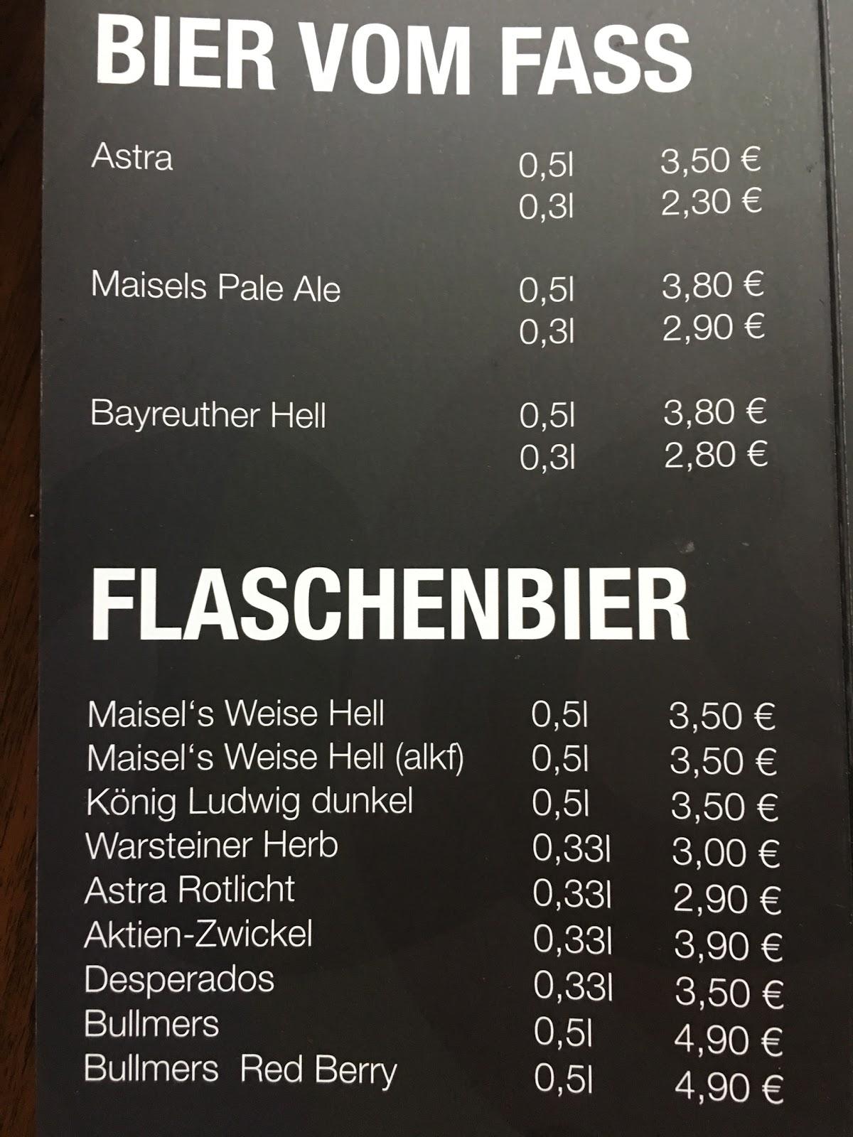 Speisekarte von Moe's Bar, Chemnitz, Hartmannstraße 7