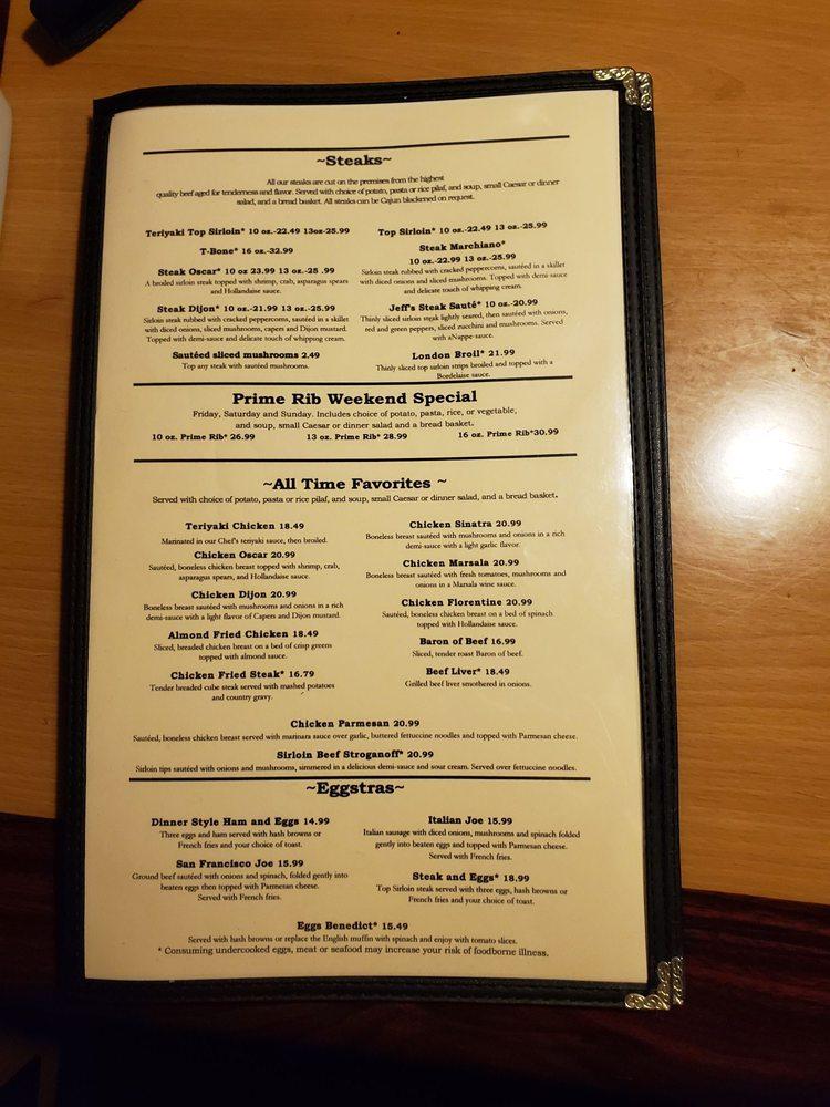 Menu at Nikki's Restaurant & Lounge, Covington, 174th Pl SE