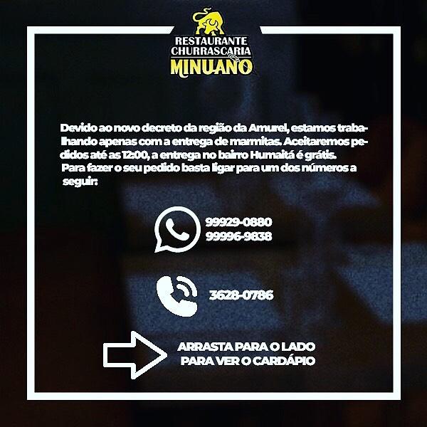 Restaurante Minuano, Tubarão, Av. Patrício Lima - Opiniones del restaurante