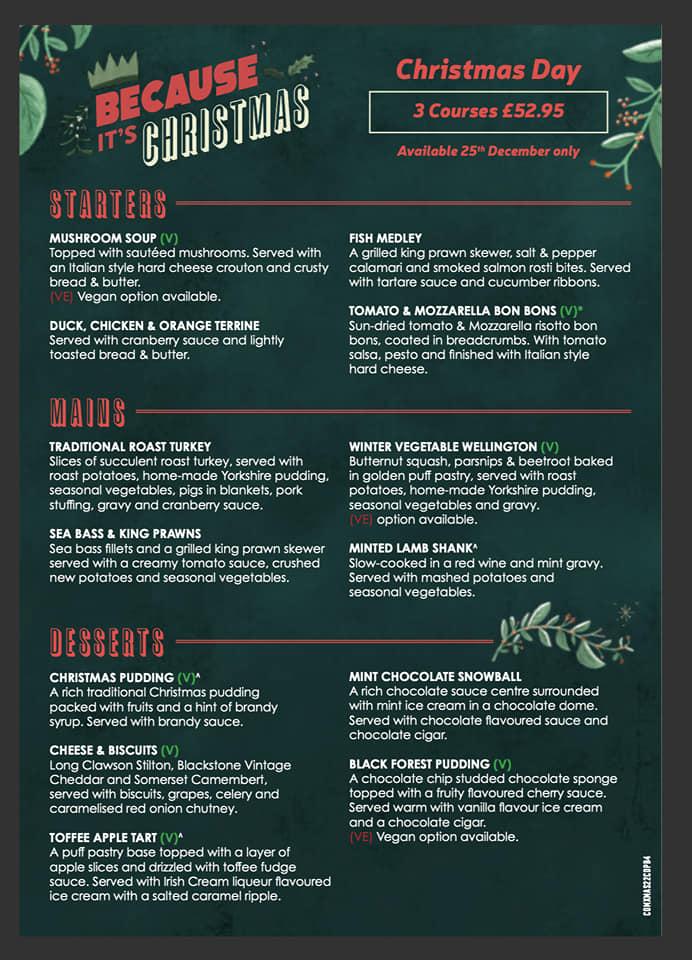 Menu at Kings Arms pub & bar, Loughborough, Hathern