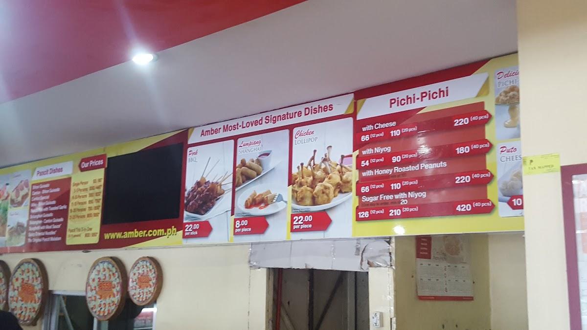 Menu at Amber Golden Chain of Restaurants, Mandaluyong