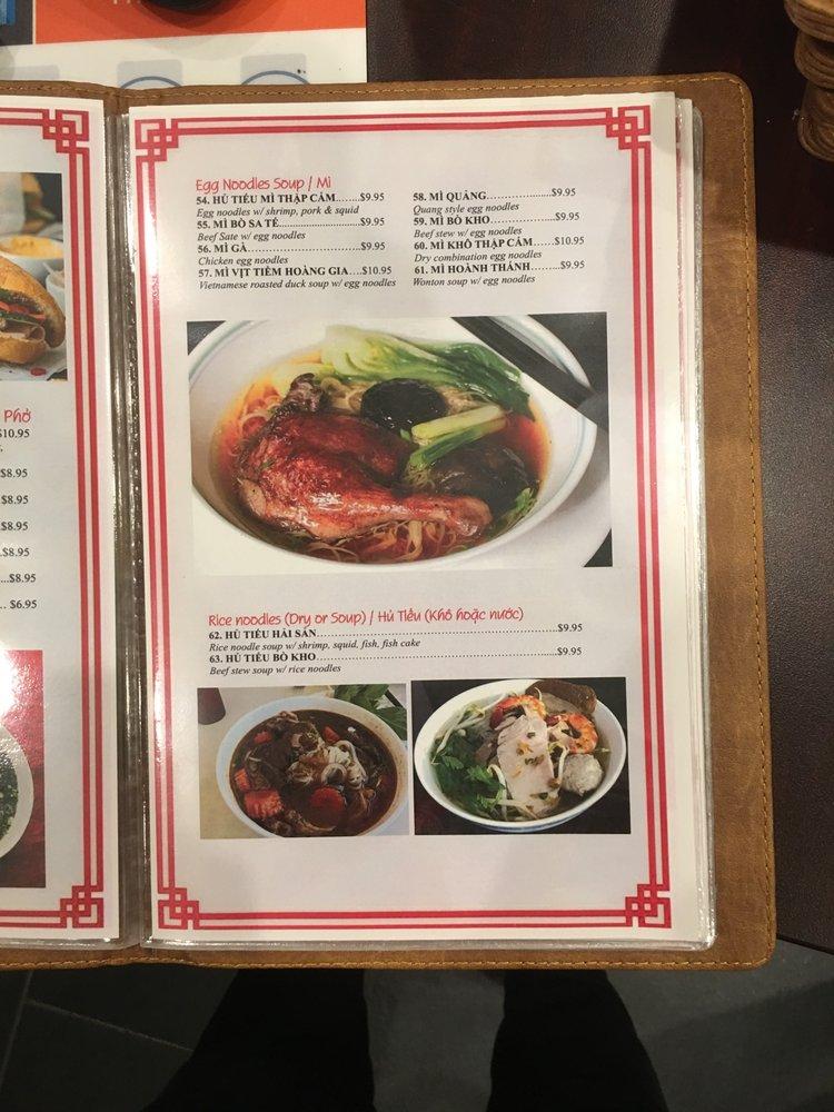 Menu at Nha Trang Restaurant, Chicago, W Argyle St
