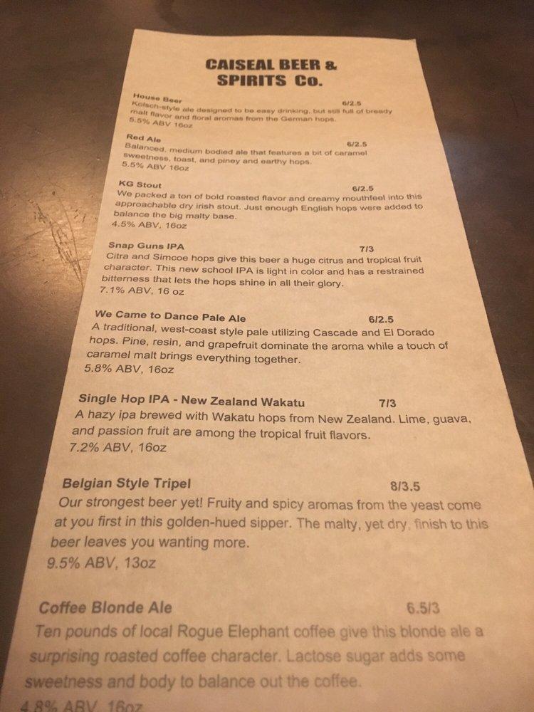 Menu at The Vanguard pub & bar, Hampton