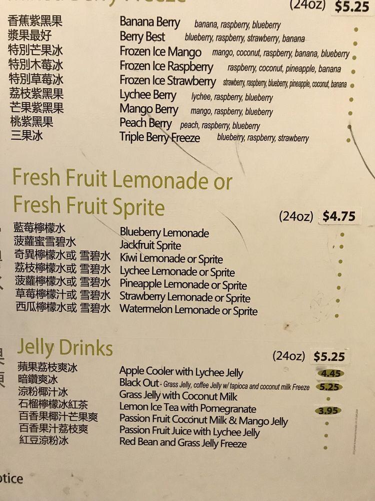 Menu at Joy Yee Noodle Restaurant, Chicago