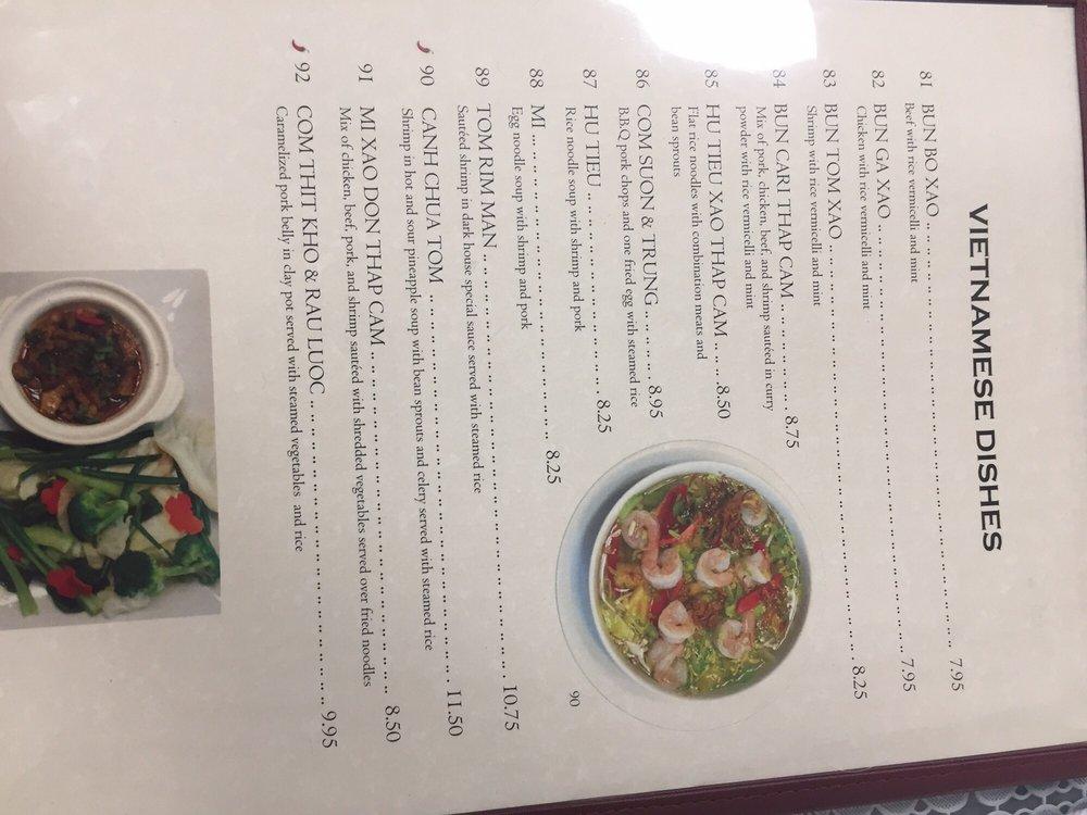 Menu at Taipei Chinese Restaurant, Fort Smith