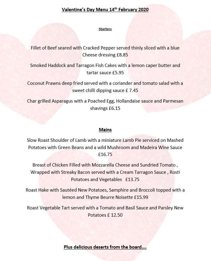 Menu at The George at Donyatt pub & bar, Ilminster