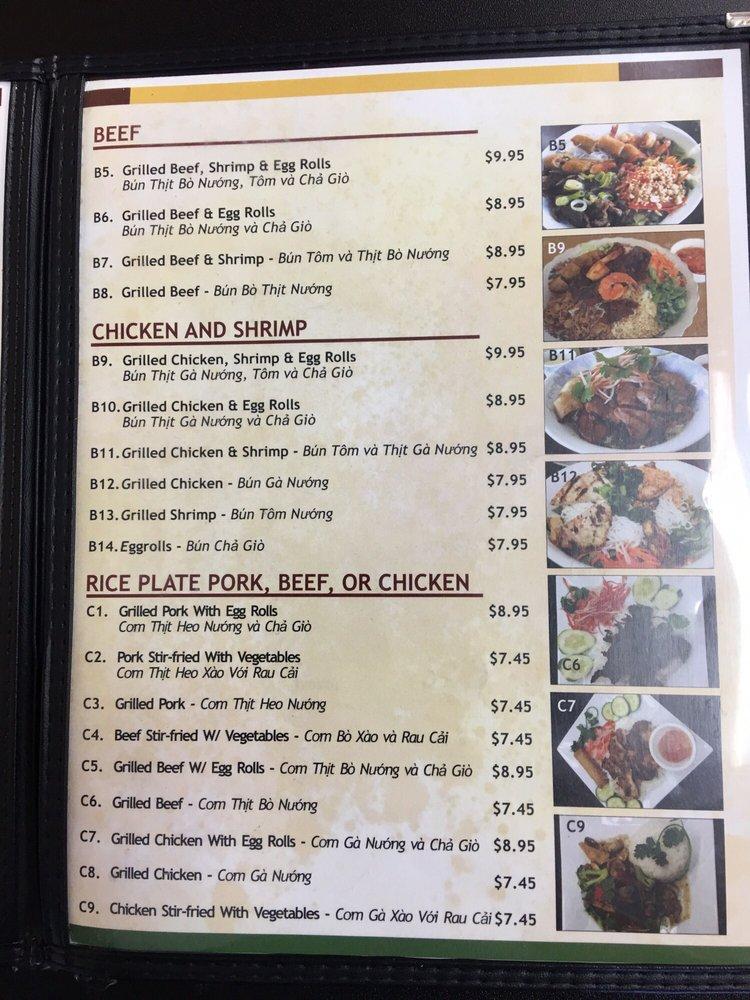 Menu at Pho Plus Vietnamese Restaurant, San Antonio, Austin Hwy #103