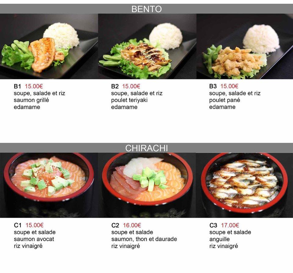 Menu at INADA Confluence restaurant, Lyon