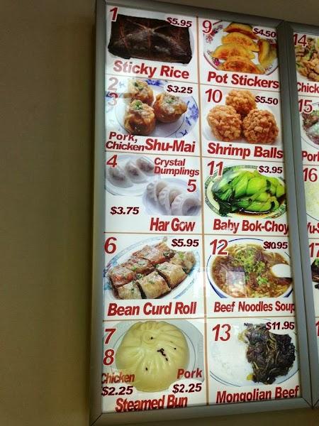 Menu at Charlie's Bakery & Chinese Restaurant, Anchorage
