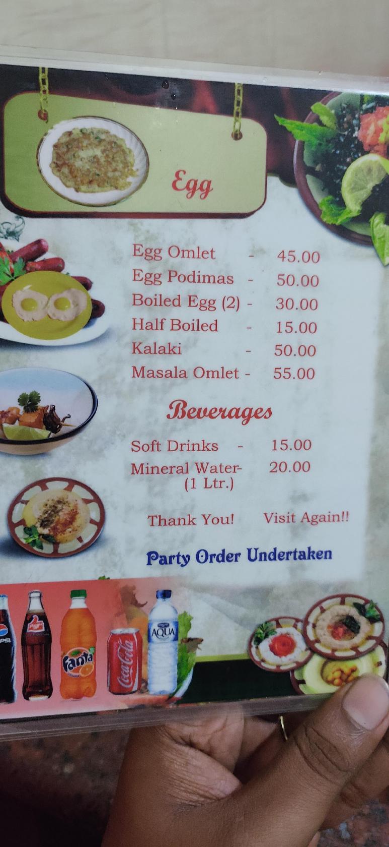 Menu at Amala Chettinad Mess, Chennai, Ap 785