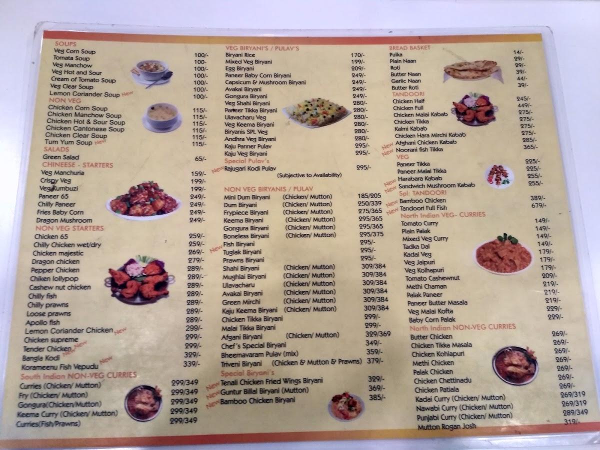 Menu at Biryanis And More - Gachibowli, Hyderabad, Near Biodiversity ...