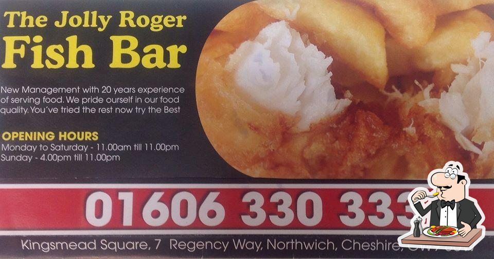 The Jolly Roger Fish Bar in Northwich - Restaurant menu and reviews