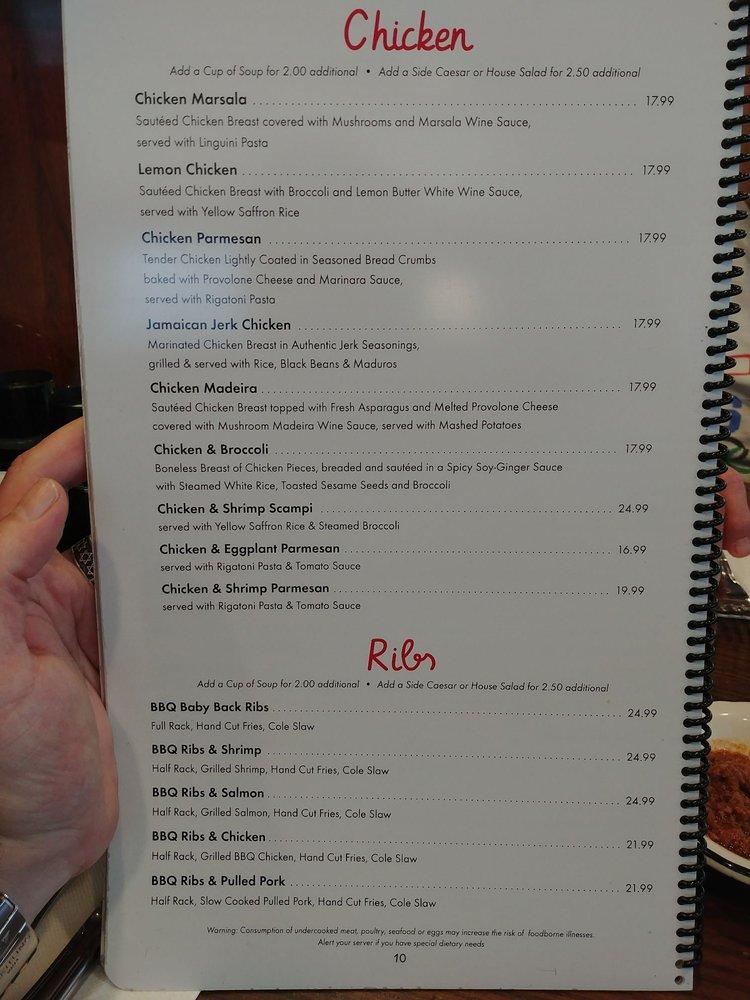 Menu At Tops Diner Desserts East Newark