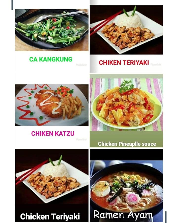 Menu at Amoz cafe resto, Banjarnegara