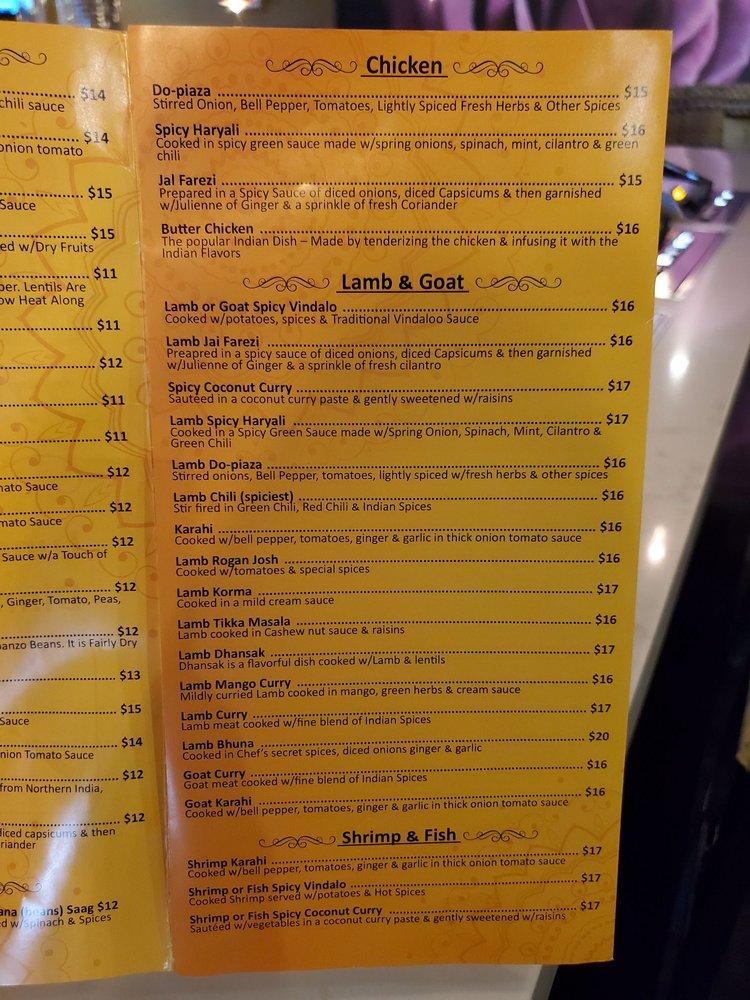 Menu at Pour House pizzeria, Pahrump