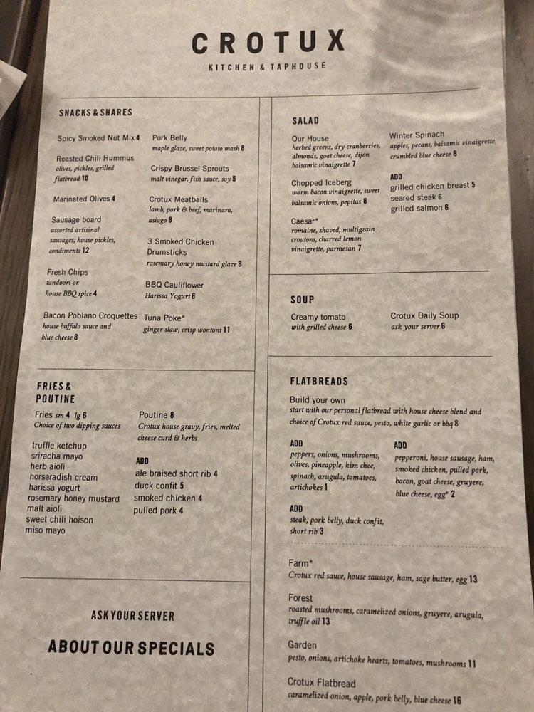Menu at Garden Street Bowl pub & bar, Kennebunk