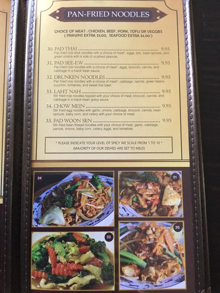 Menu at Pho Noodle House restaurant, Oroville