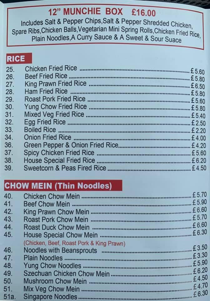 Menu at Share House restaurant, Inverallochy