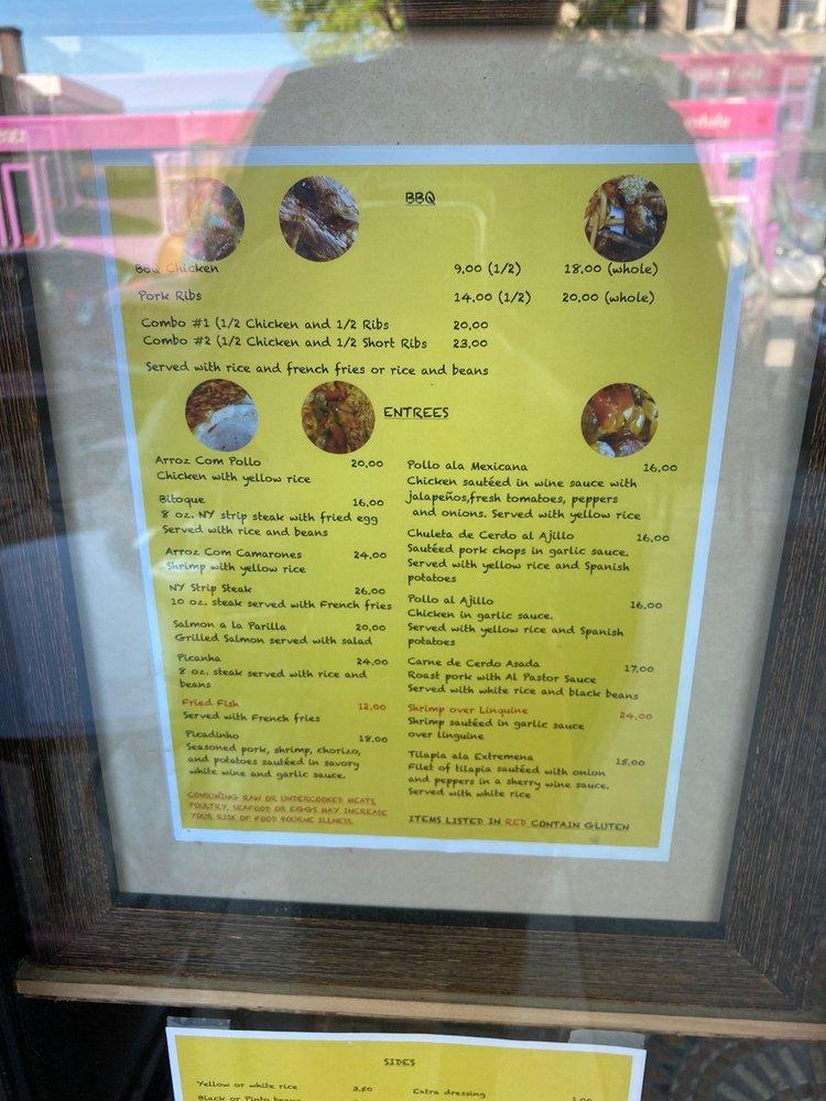 Menu at La Morena BBQ, Stroudsburg