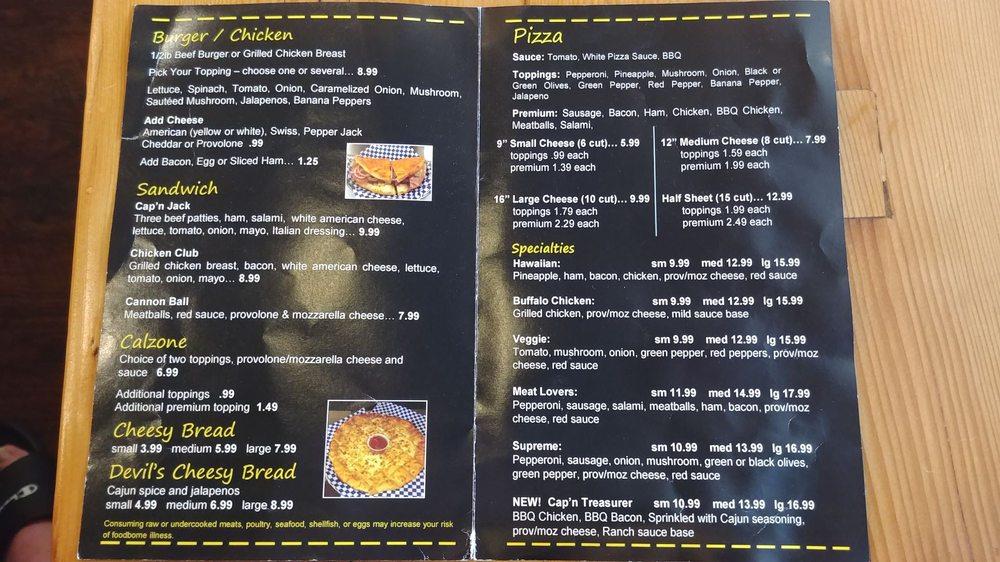 Menu at Barley Jack's Pub & Eatery, Brunswick