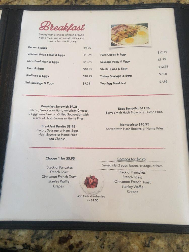 Menu at Patty's Cafe, Rosamond