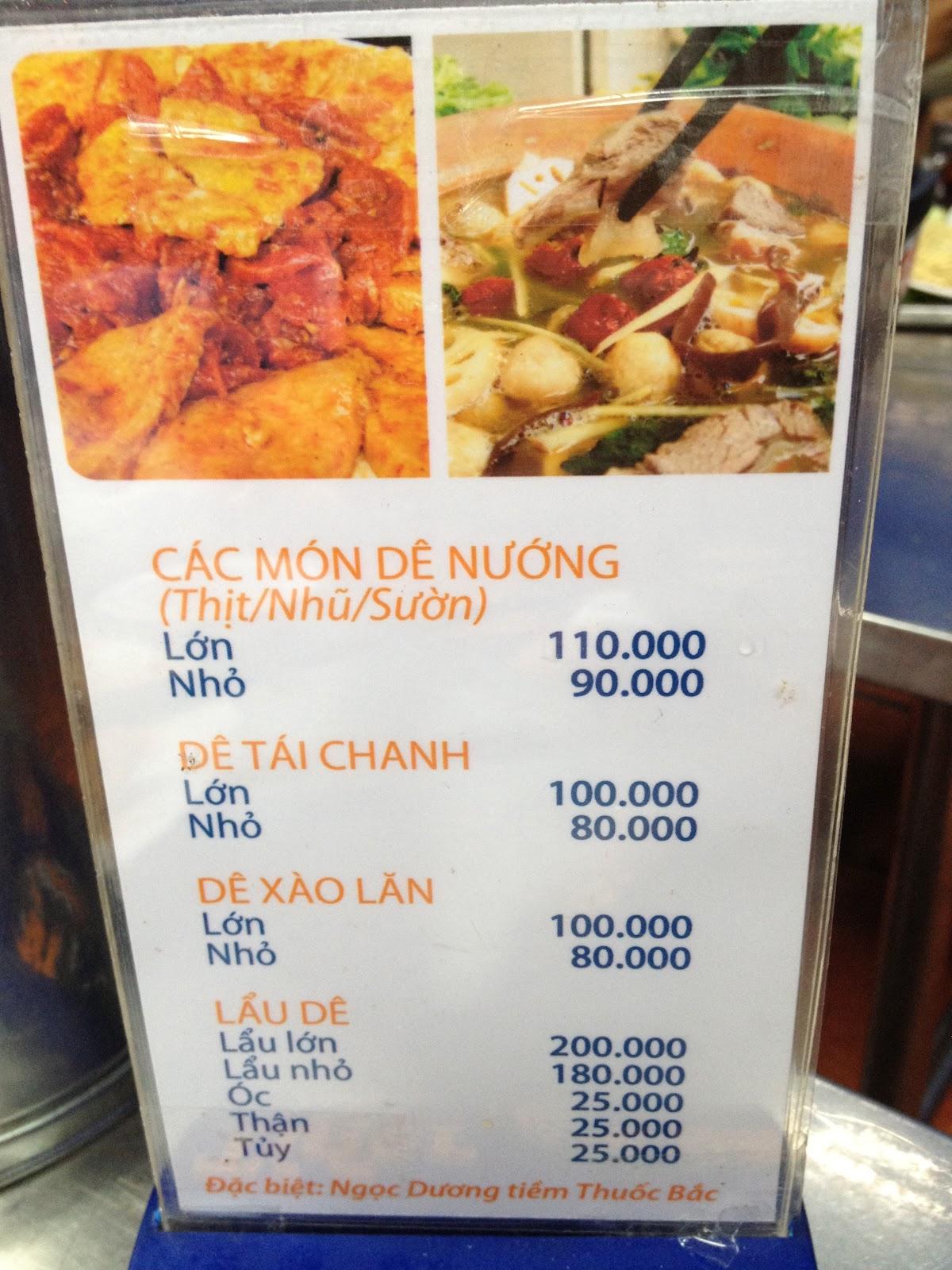 Menu at Pat's Palabok restaurant, Guiguinto, MacArthur Hwy