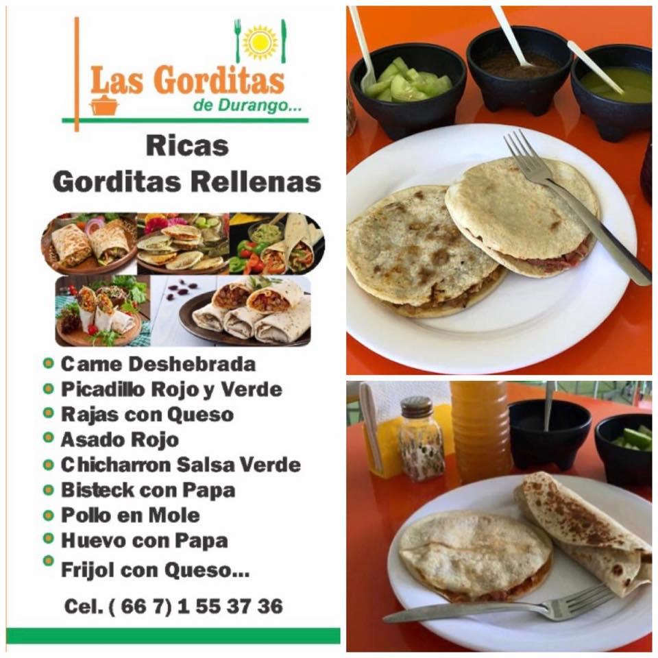 Carta del restaurante Las Gorditas del Durango, Culiacán Rosales