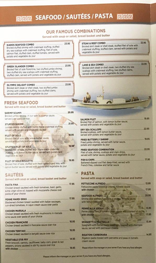 Menu at Odyssey Diner desserts, Wappingers Falls