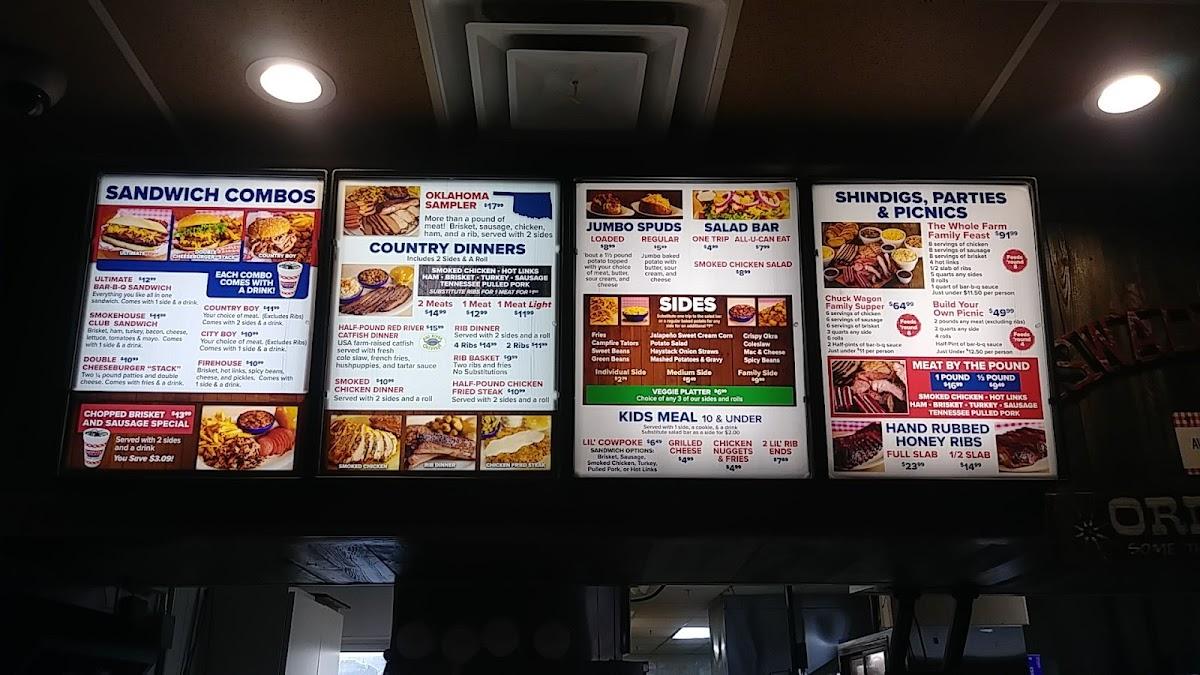 Menu at Swadley's Bar-B-Q, Oklahoma City, S Western Ave