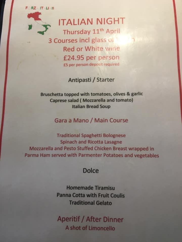 Menu at The Old Farm Inn pub & bar, Dunstable