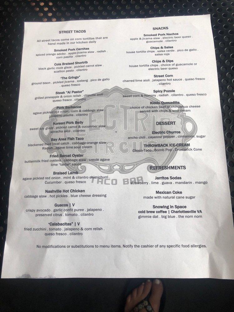 Menu at Precarious Beer Project pub & bar, Williamsburg