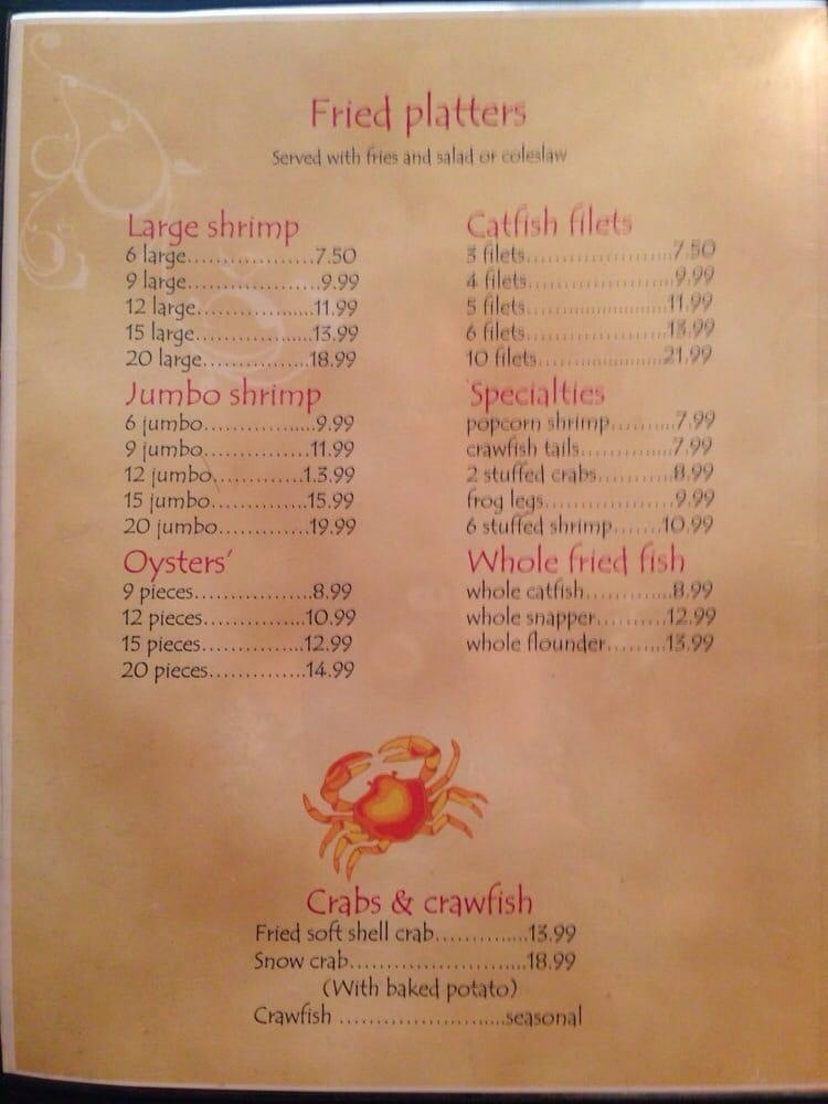 Menu at Santa Fe Seafood & Grill restaurant, Santa Fe