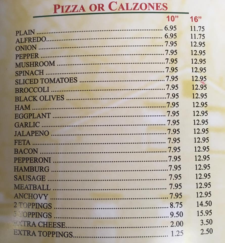 Menu at Family House Of Pizza & Seafood Charlton restaurant, Charlton