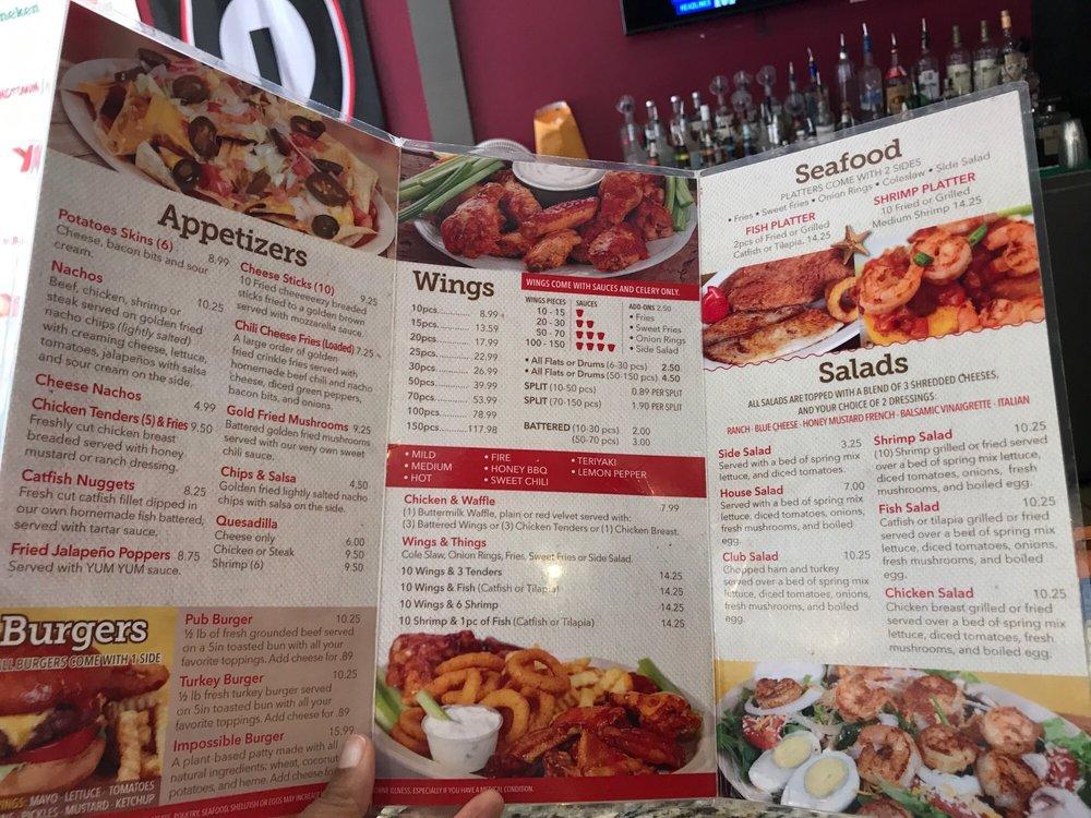 Menu at Sandtown Pub, Atlanta, Campbellton Rd SW Suite 202