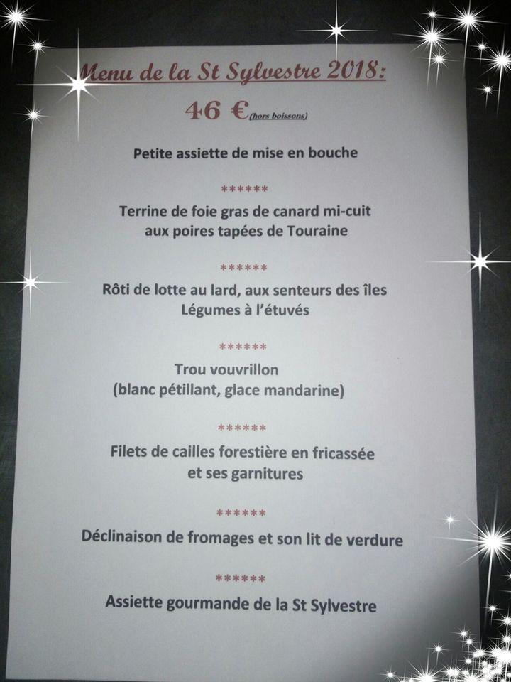 Menu au Restaurant La Forge, Saint-Nicolas-des-Motets