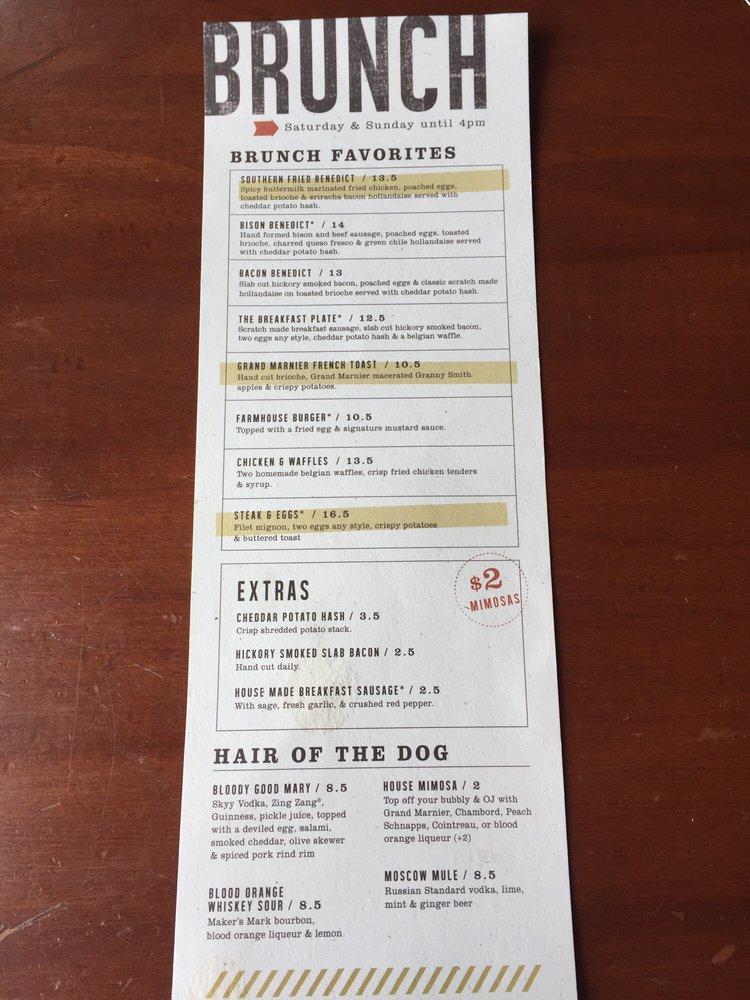 Menu at Brick House Tavern + Tap pub & bar, Humble, 140 Farm to Market ...