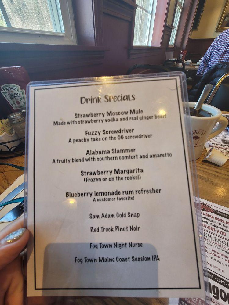 Menu at Helen's Restaurant of Ellsworth, Ellsworth