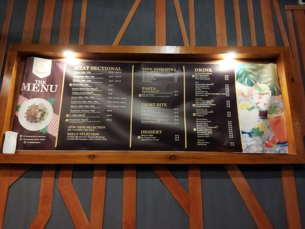 Menu at Sir.Loin Beef House, Bandung