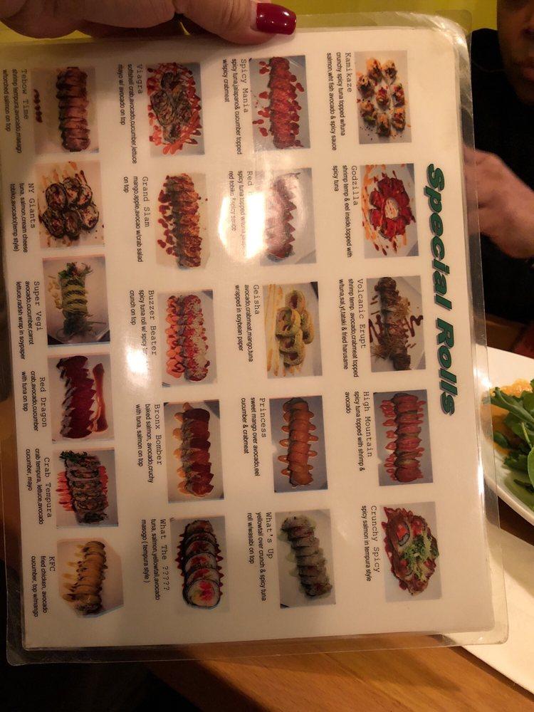 Menu at Arigato restaurant, North Haledon