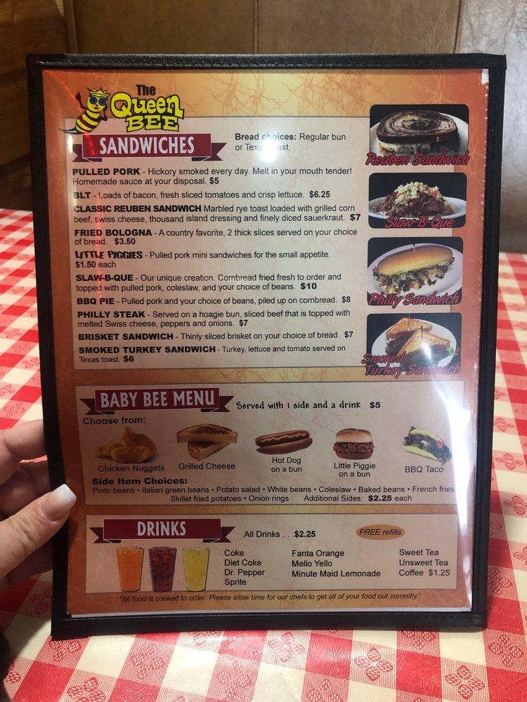 Menu at Bucky Bees BBQ of Cave City, Cave City, 822 Mammoth Cave St
