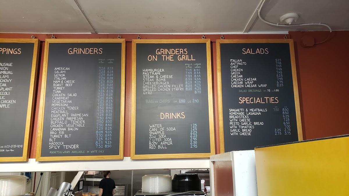 Menu at Pizza Haven Too pizzeria, New Ipswich